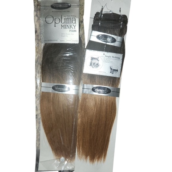 Hair | Optima Minky Perm 10 Human Hair Extensions Tangle Free 12 Color ...